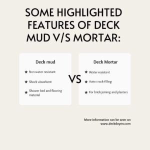 Deck Mud Vs. Mortar, Which is Best And Where To Use?