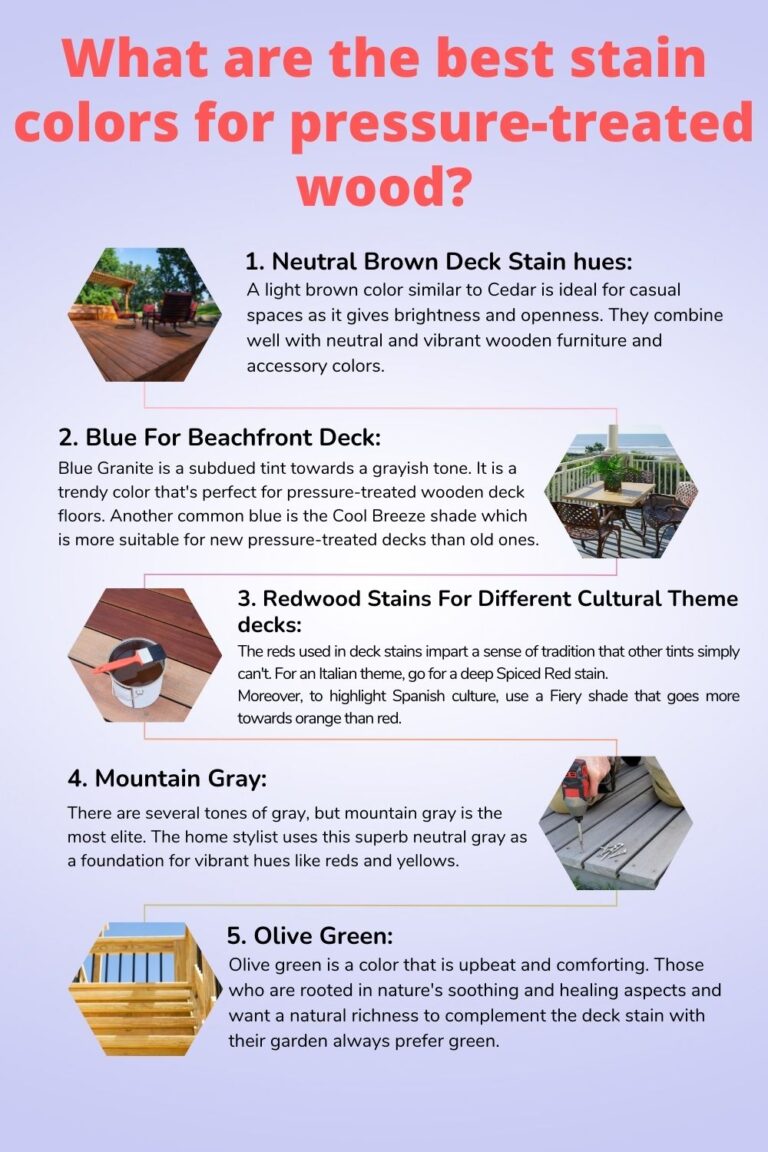 Best Stain Colors For Pressure Treated Wood